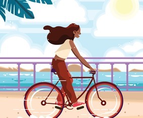 Free cycle - Vector Art