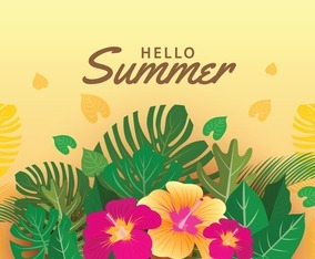 Free summer - Vector Art