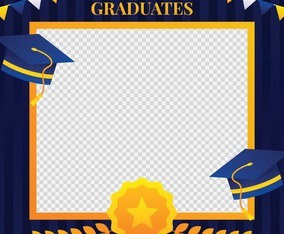 Graduation Photo Frame Template | FreeVectors