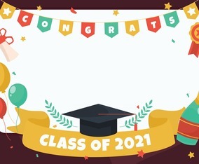 Graduation Photo Frame Template | FreeVectors