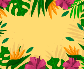 Free tropical background - Vector Art