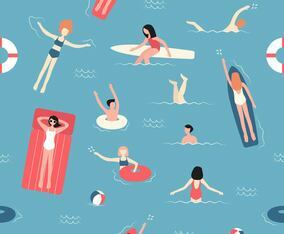 Swimming Pool Background | FreeVectors