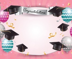 Graduation Photo Frame Template | FreeVectors