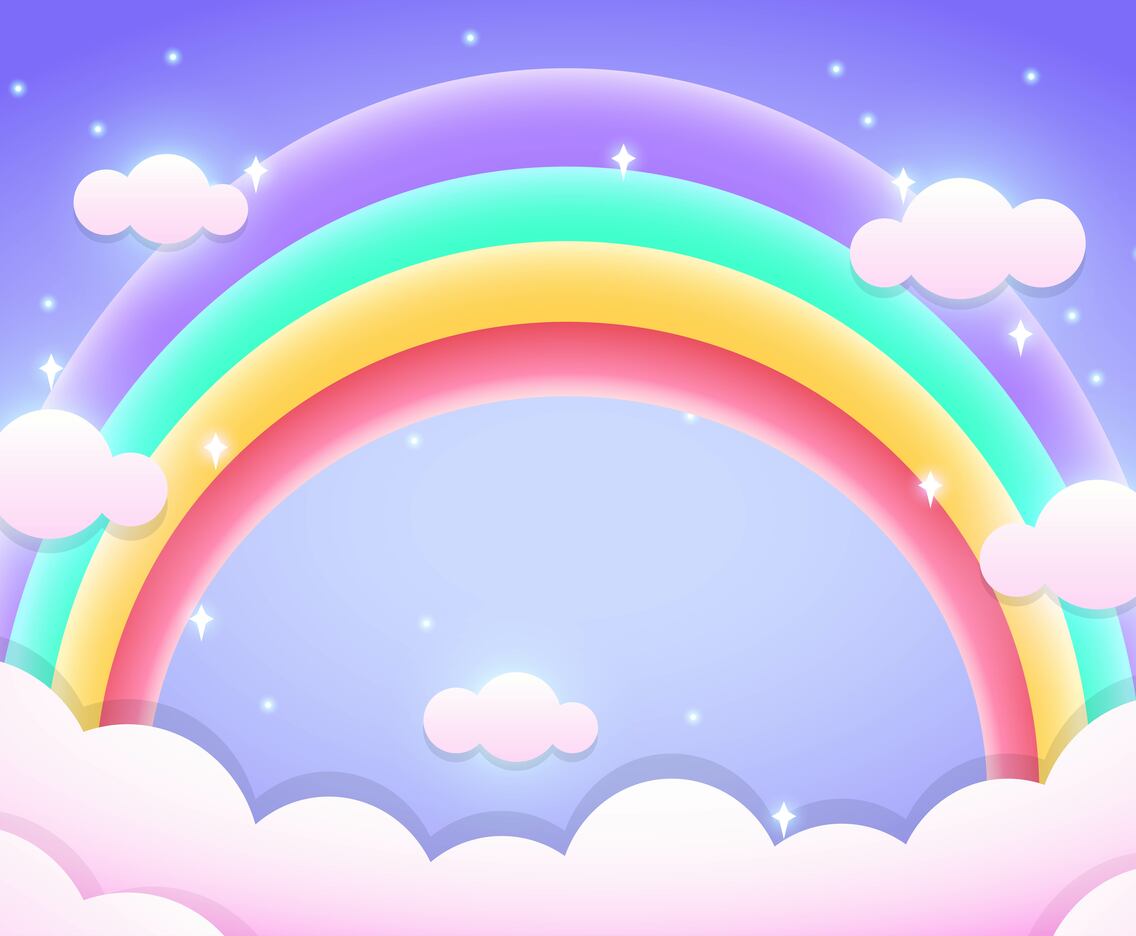 Rainbow Pastel Colours Rainbow Pastel Colours