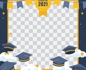 Graduation Photo Frame Template | FreeVectors