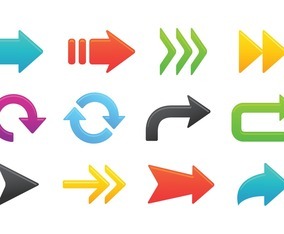 Arrow Icon Collection | FreeVectors