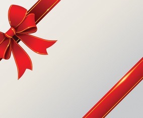 Realistic Ribbon Background | FreeVectors