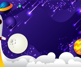 Free space background - Vector Art