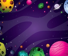 Free space background - Vector Art