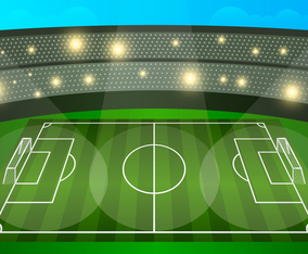 Free soccer wallpaper - Vector Art