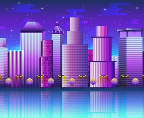 Free cityscape - Vector Art