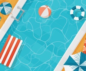Swimming Pool Background | FreeVectors