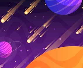 Free space background - Vector Art