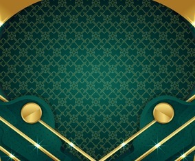 Free green and gold - Vector Art
