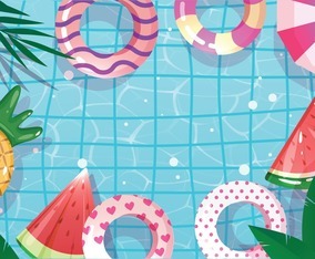 Swimming Pool Background | FreeVectors