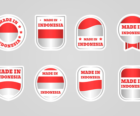 Free indonesia sticker - Vector Art