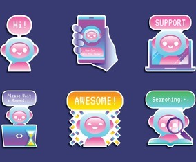 Chat Bot Sticker