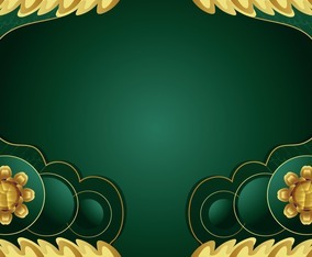 Free green and gold - Vector Art