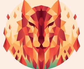 Free coyote - Vector Art