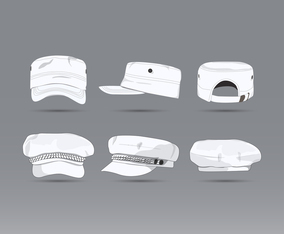 Free cap template - Vector Art