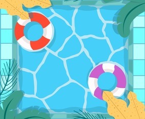 Swimming Pool Background | FreeVectors