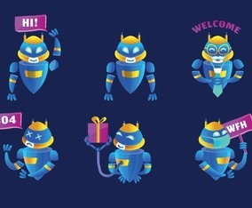 Free bot - Vector Art