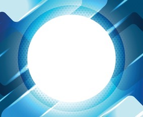 Blue Geometric Background Template