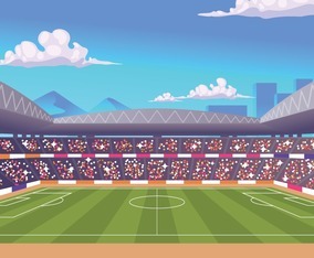 Football Stadium Background | FreeVectors