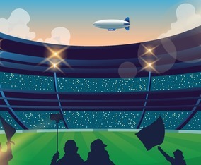 Football Stadium Background | FreeVectors