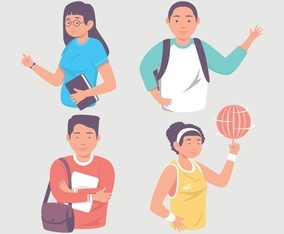 Free student - Vector Art