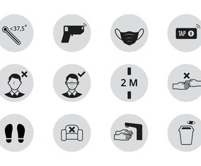 New Normal Signage Set