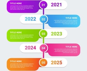Free timeline info - Vector Art