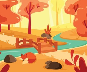 Free fox - Vector Art