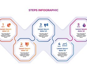 Free steps - Vector Art