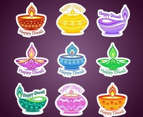 Free diwali - Vector Art