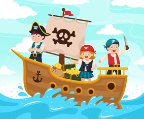 Free pirates for children - Vector Art
