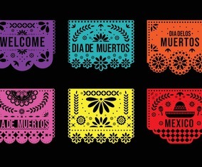 Papel Picado Background | FreeVectors