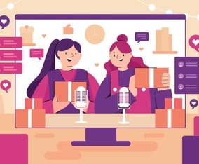 Free broadcaster - Vector Art