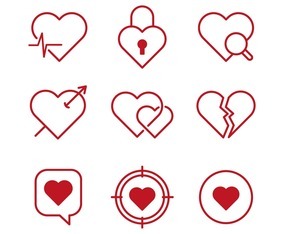 Free heart lock - Vector Art