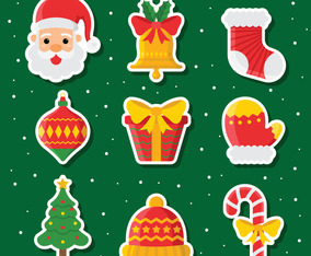 Free christmas elements - Vector Art