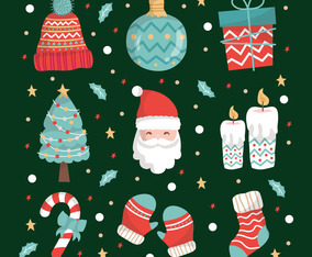 Free christmas elements - Vector Art