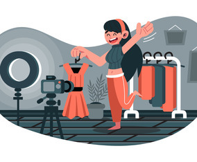 Free streamer - Vector Art