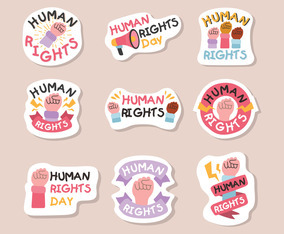 HUMAN RIGHTS DAY sticker
