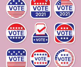 Free election event - Vector Art