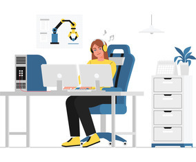 Free ergonomic - Vector Art