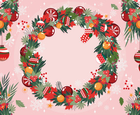 Free christmas elements - Vector Art