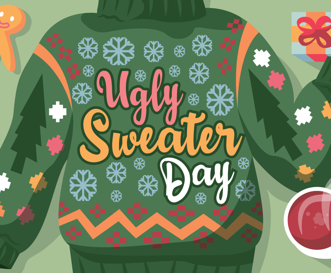 Ugly Sweater Background FreeVectors