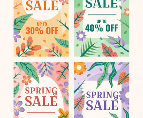 Spring Social Media Template