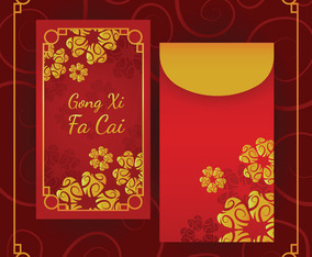 Free red envelope - Vector Art