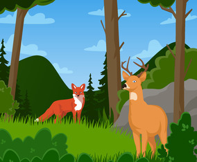 Free fox - Vector Art